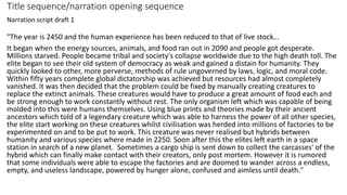 Pre production FMP2 | PPT