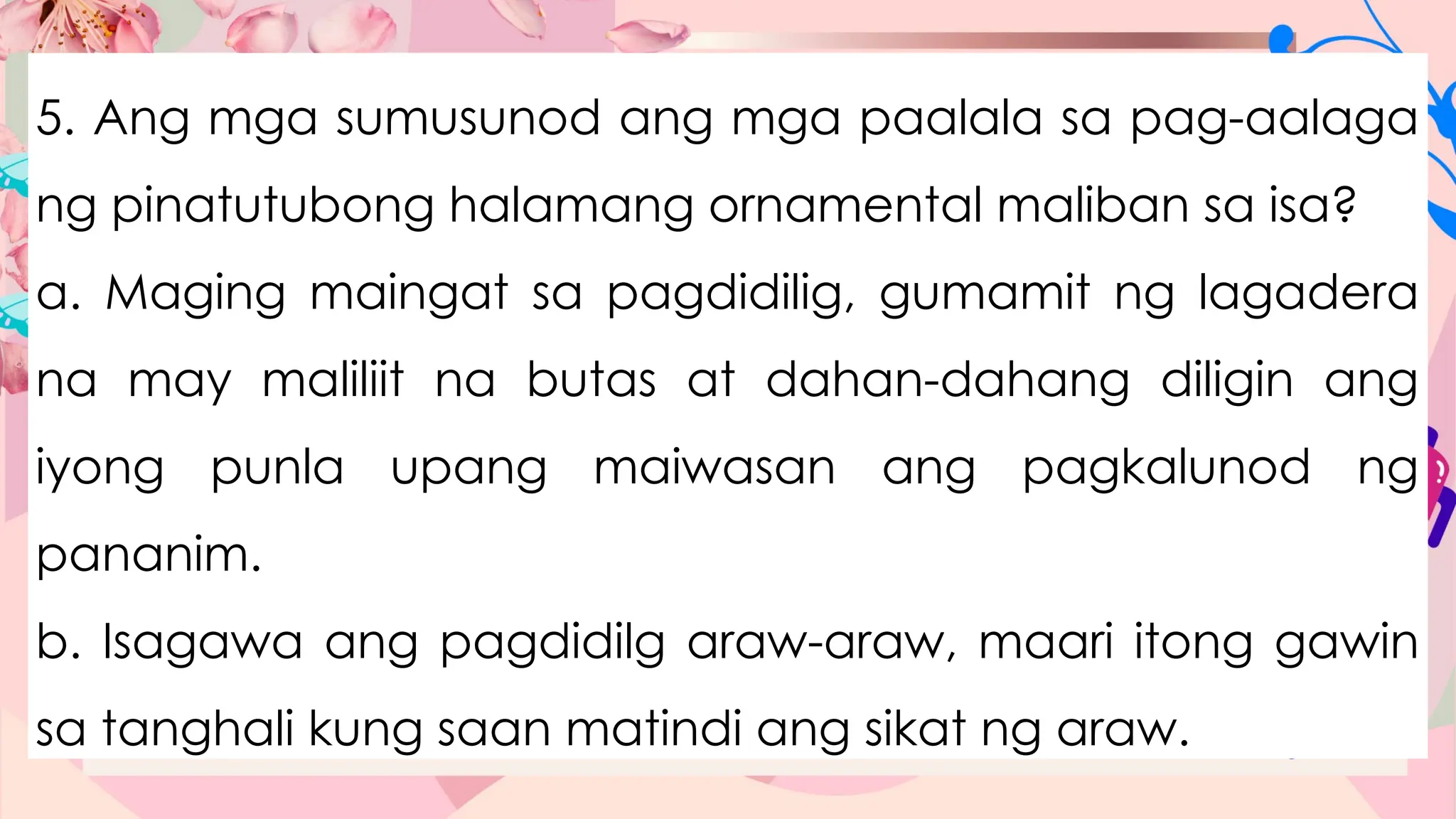 Paraan ng pagtatanim ng Halamang Ornamental.pptx