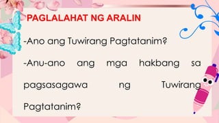 Paraan ng pagtatanim ng Halamang Ornamental.pptx