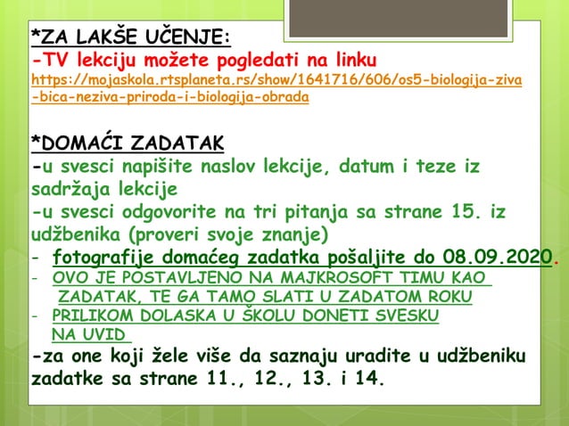 1 Ziva bica, neziva priroda i biologija | PPTX