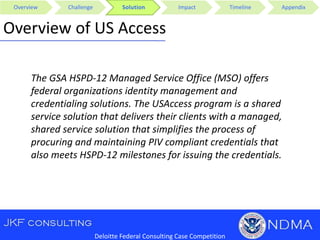 Deloitte Consulting Case Competition | PPTX