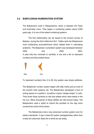 NUMERATION SYSTEM | DOCX