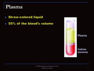 2.01 remember the_structures_of_the_circulatory_system | PPT