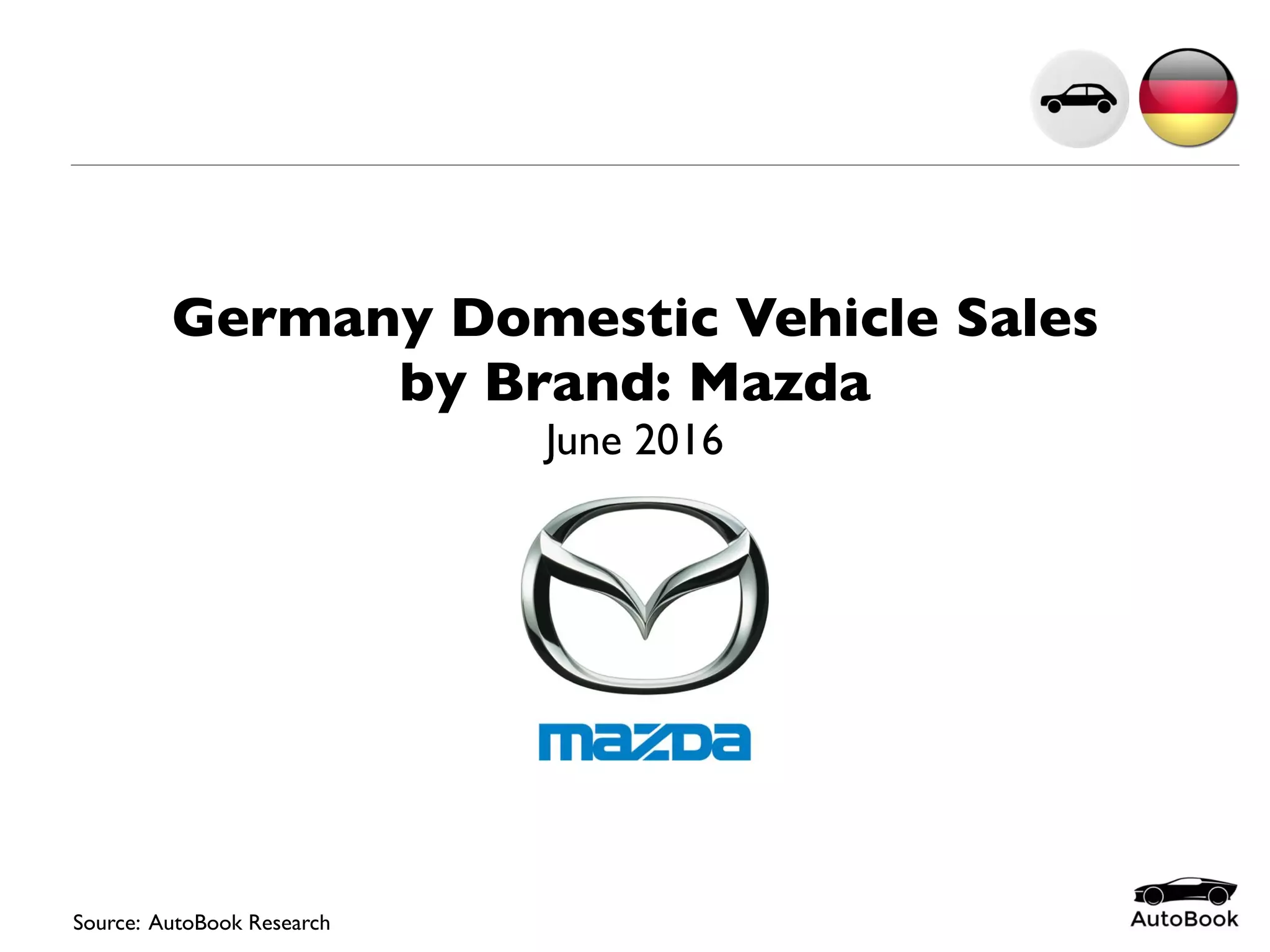 2016-06 Germany Car Sales Mazda June 2016 | PPT