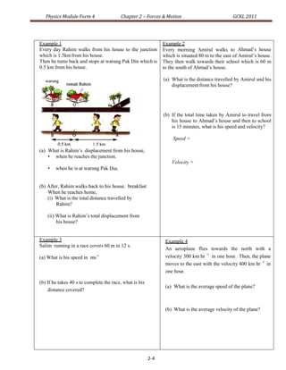 2.0 forces and motion | PDF