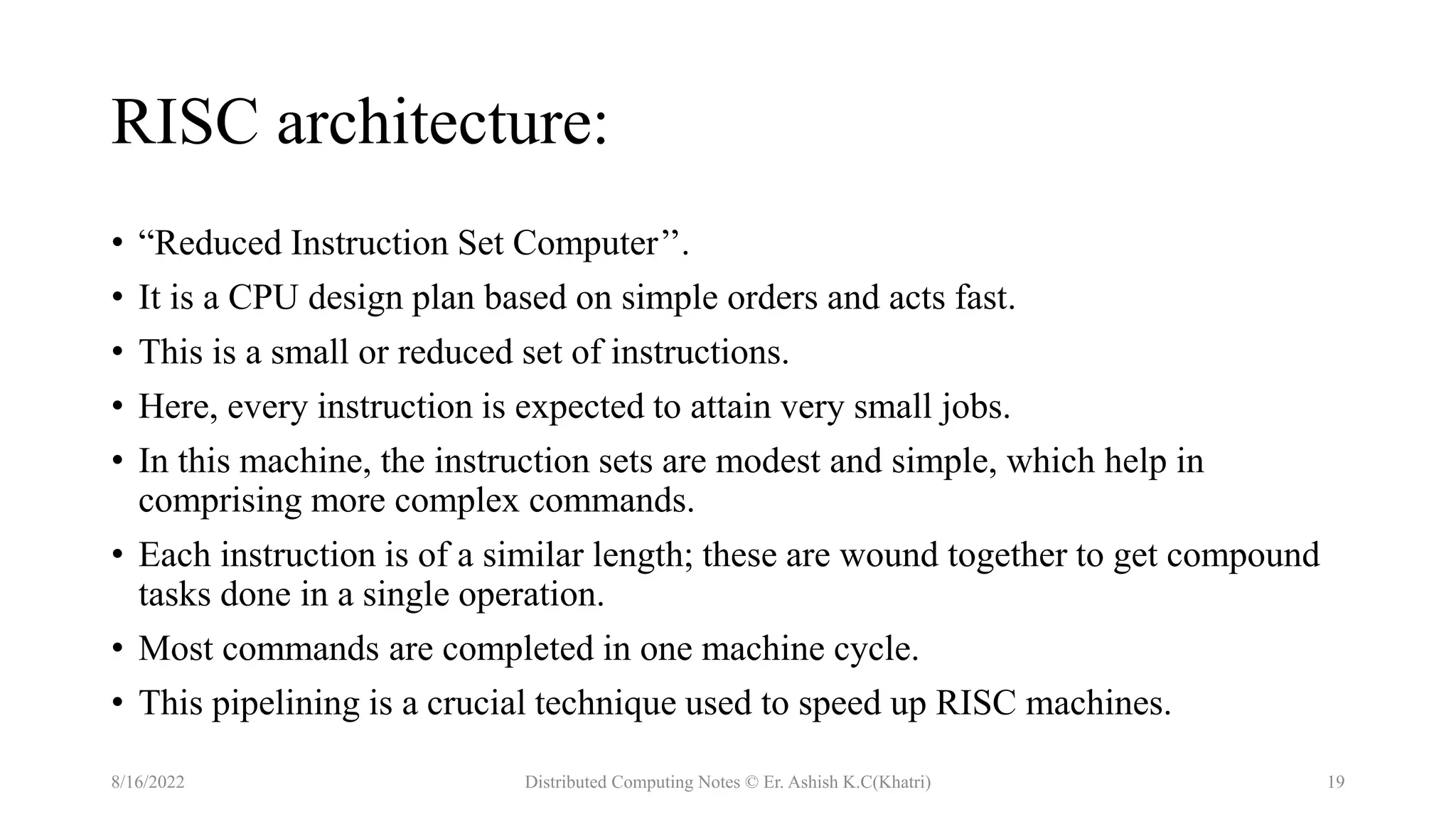Uni Processor Architecture | PPTX