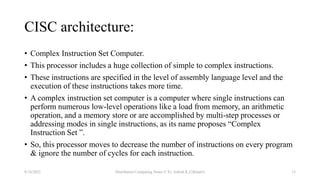 Uni Processor Architecture | PPTX