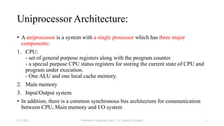 Uni Processor Architecture | PPTX