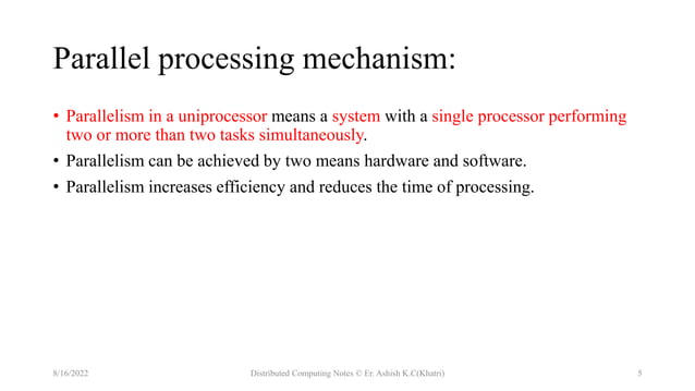 Uni Processor Architecture | PPTX