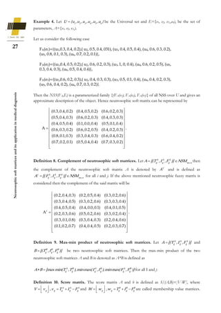 Neutrosophic soft matrices and its application in medical diagnosis | PDF