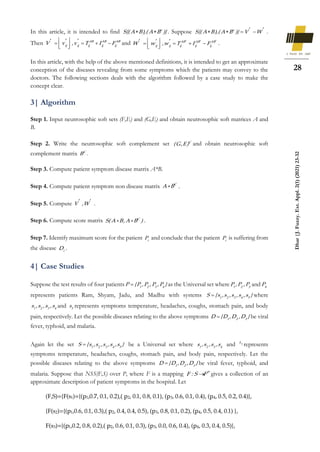 Neutrosophic soft matrices and its application in medical diagnosis | PDF