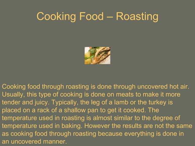 Cooking Food: The Different Methods | PPT | Barbecues and Grilling ...