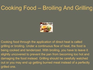 Cooking Food: The Different Methods | PPT | Barbecues and Grilling ...