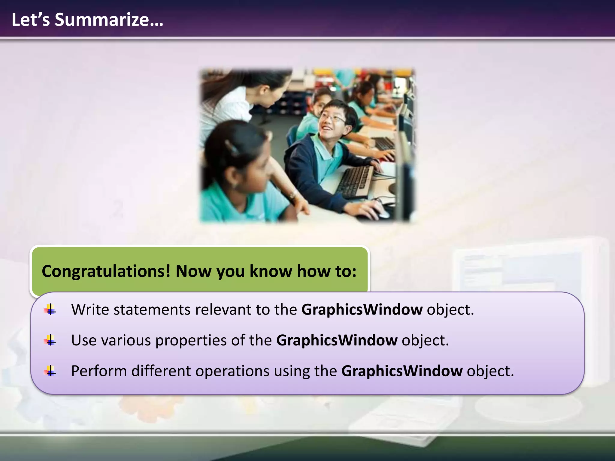 2.1 graphics window | PPTX