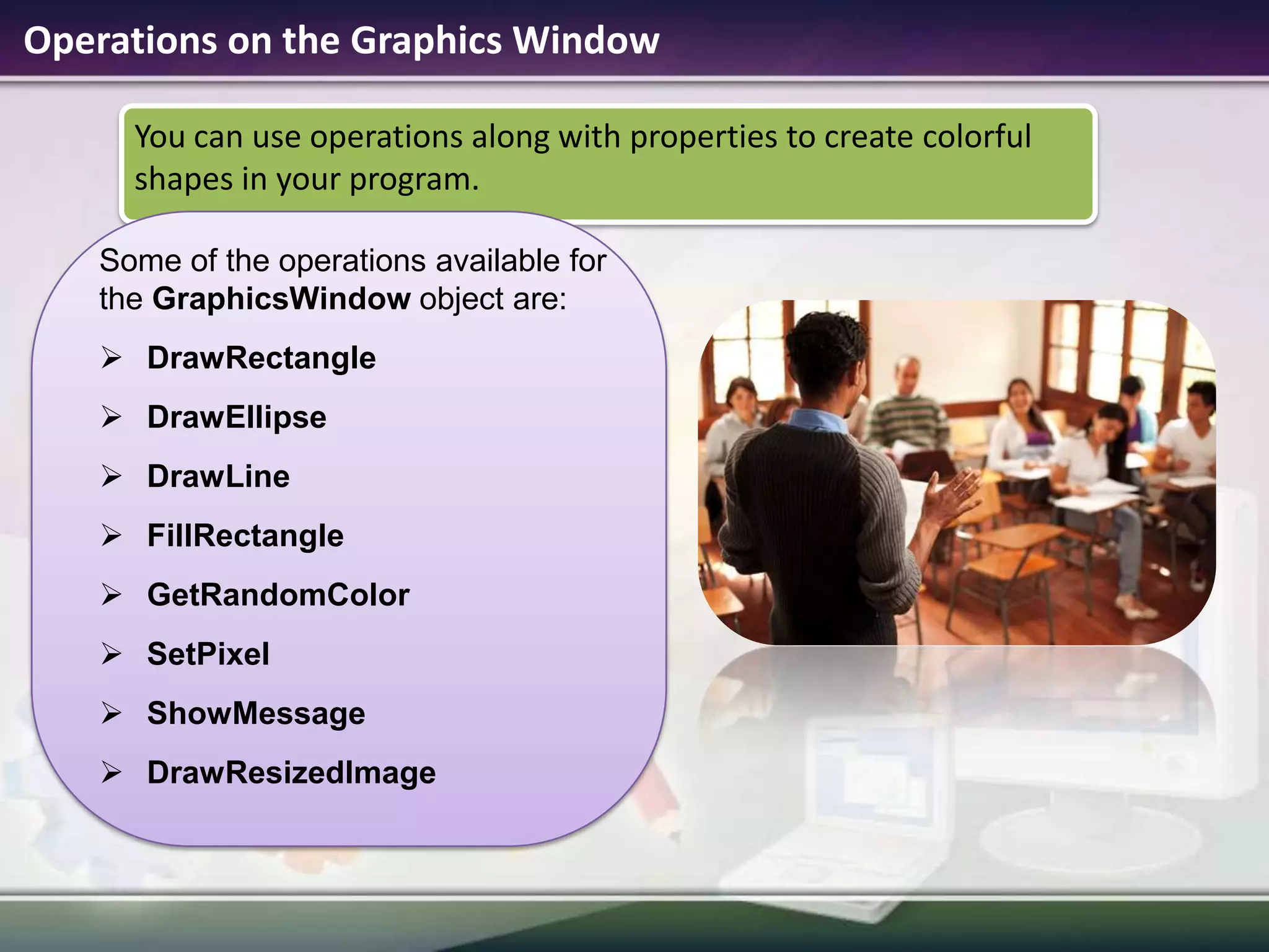 2.1 graphics window | PPTX