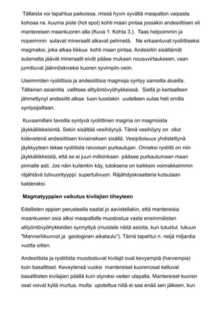 Kivilajityypit ja magmat | PDF