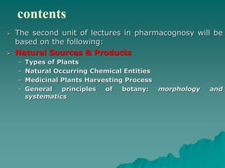 2 1-natural sources and products of plants - types | PDF
