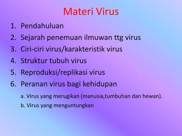 2 1 Presentasi Virus 1 Ppt