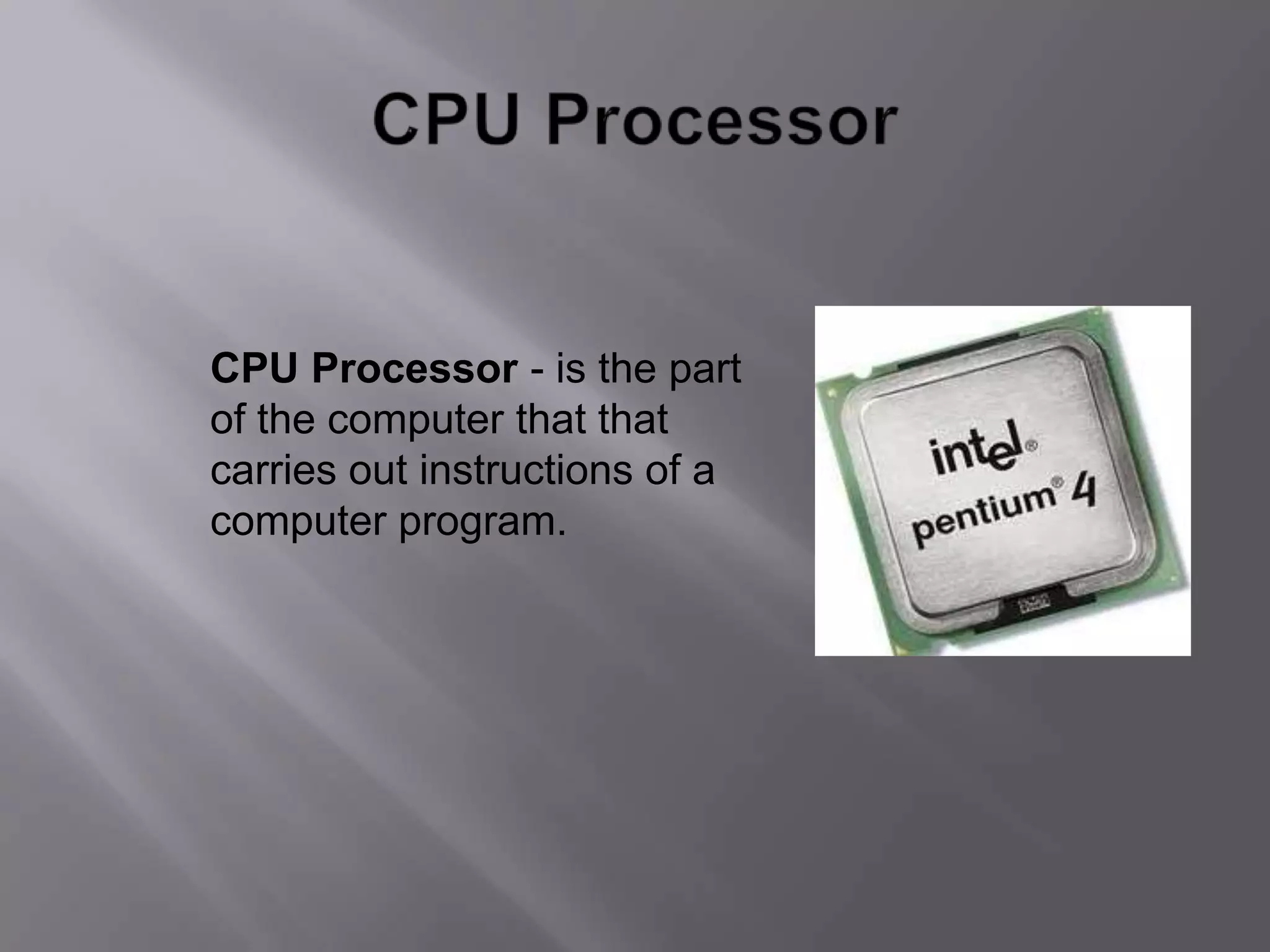 2.1 system unit components | PPTX | Operating Systems | Computer ...