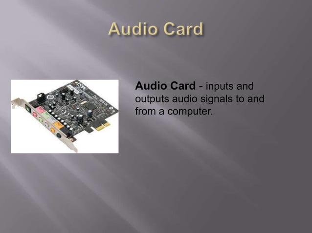 2.1 system unit components | PPTX | Operating Systems | Computer ...