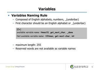 2 1. variables & data types | PDF