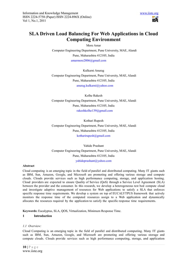 2.[10 17]sla driven load balancing for web applications in cloud ...
