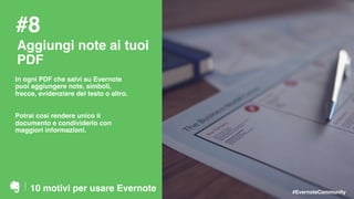 10 motivi per usare Evernote | PDF