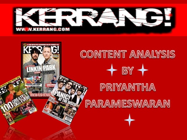 PRESENTATION KERRANG | PPTX