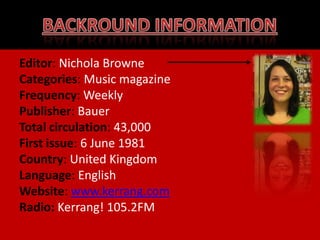 PRESENTATION KERRANG | PPTX