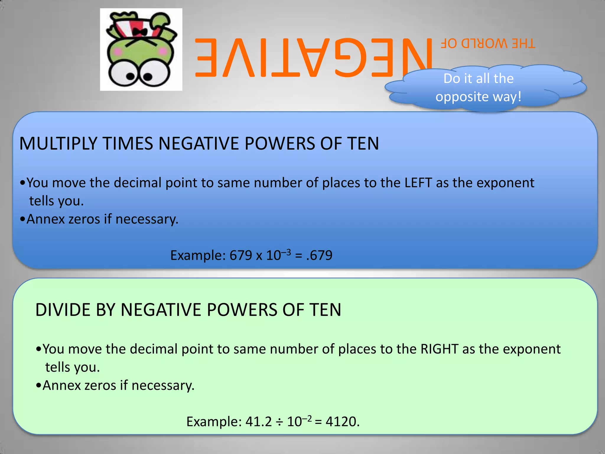 2 10 mult and div by powers of ten | PPT