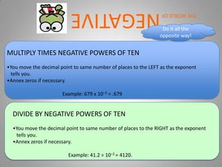 2 10 mult and div by powers of ten | PPT