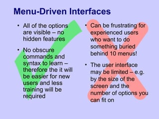 2-10 User Interfaces.ppt for educational | PPT