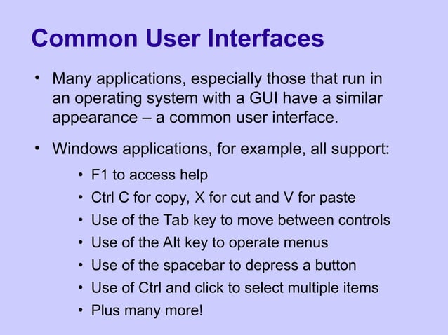 2-10 User Interfaces.ppt for educational | PPT