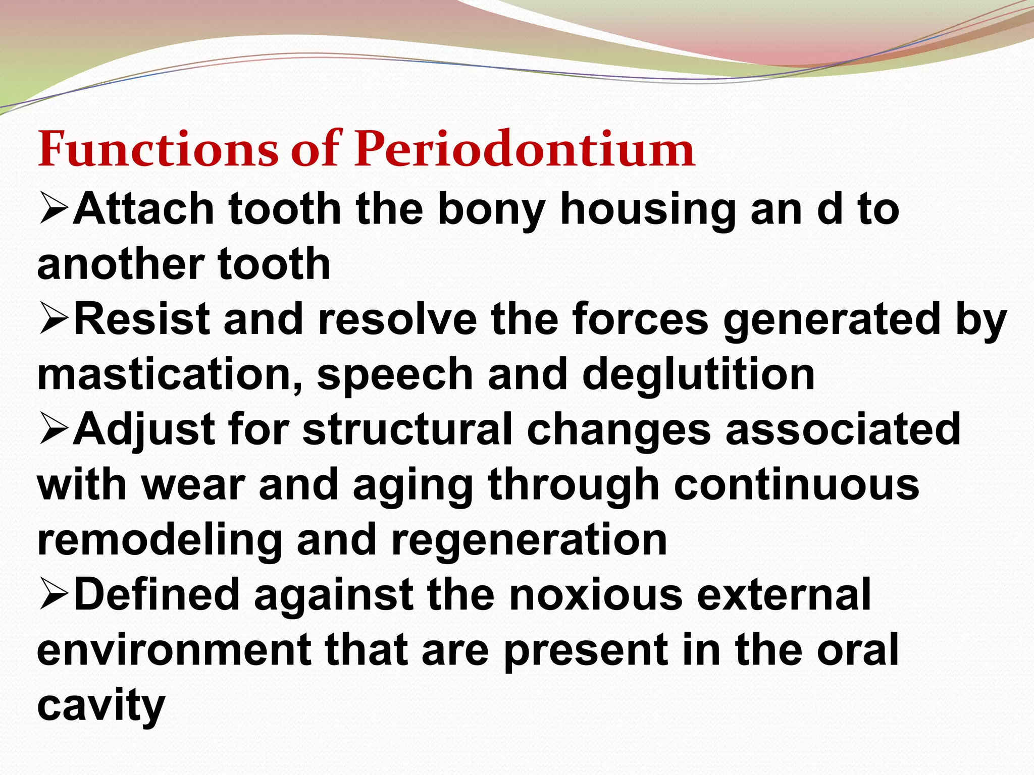 Introduction to Periodontics | PPTX