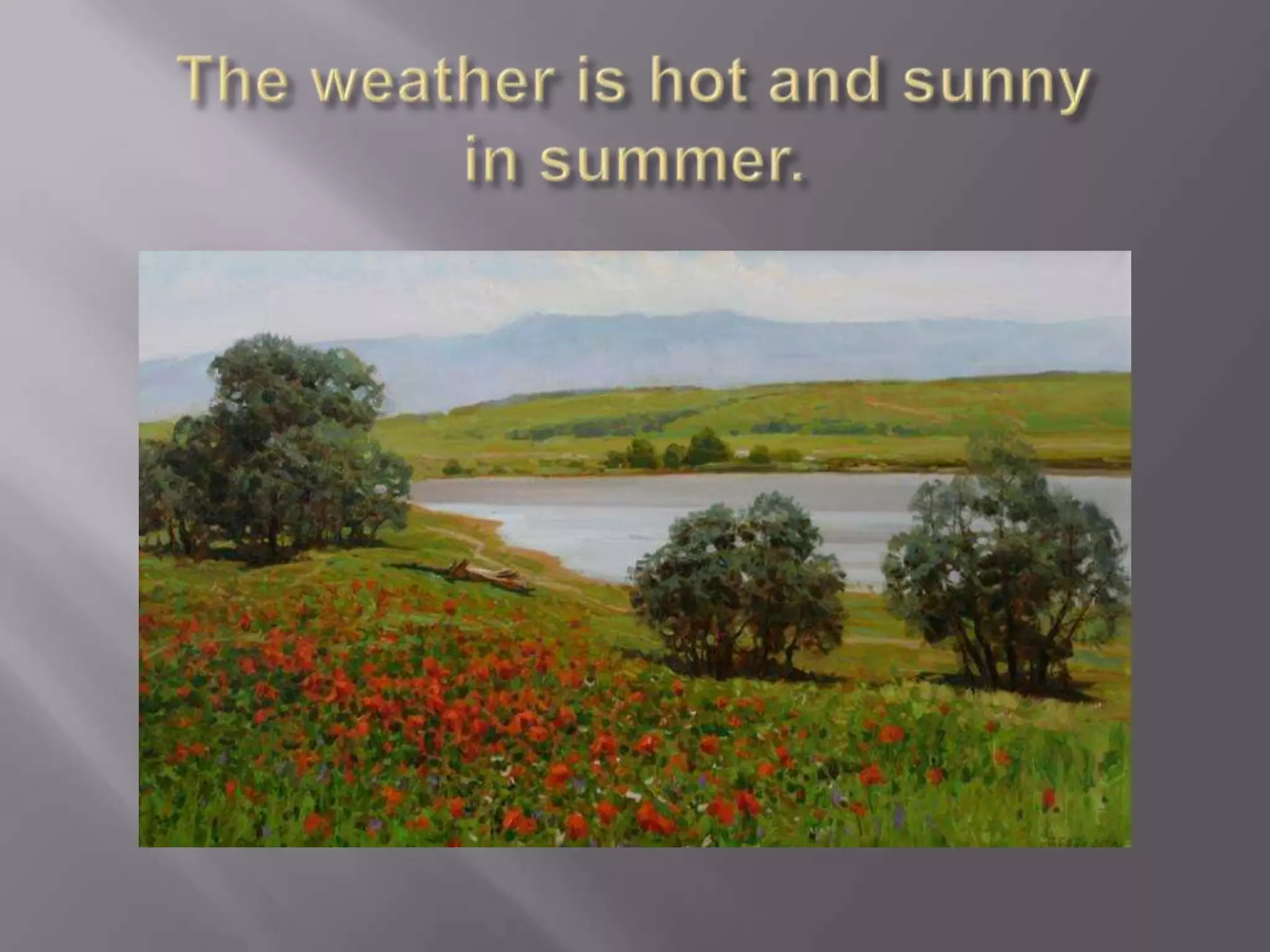 The seasons and the weather | PPTX