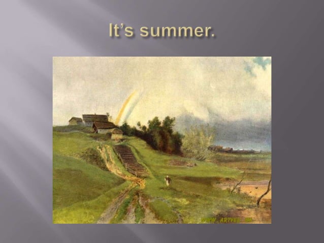 The seasons and the weather | PPTX