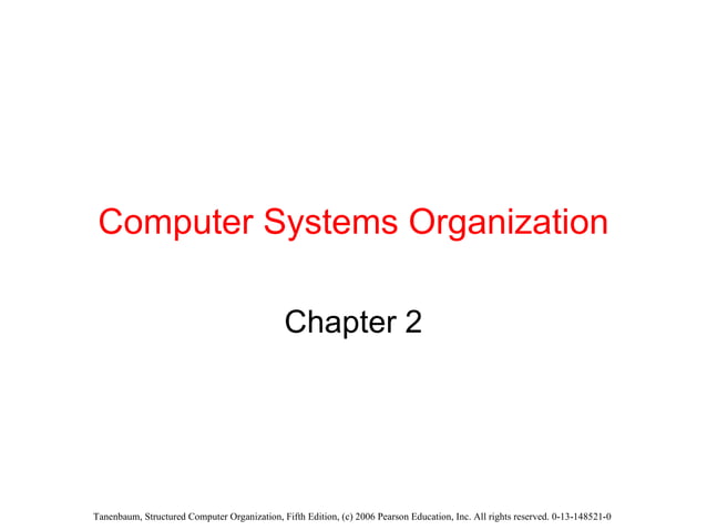 Computer Systems Organization | PPT | Computing | Technology & Computing