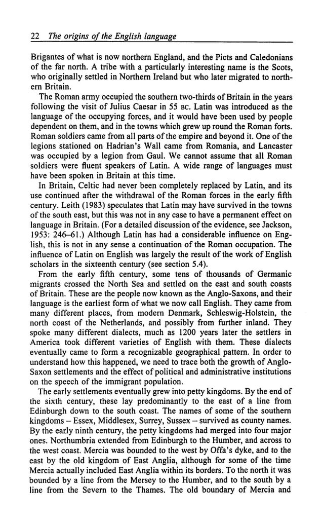 origins of english language | PDF