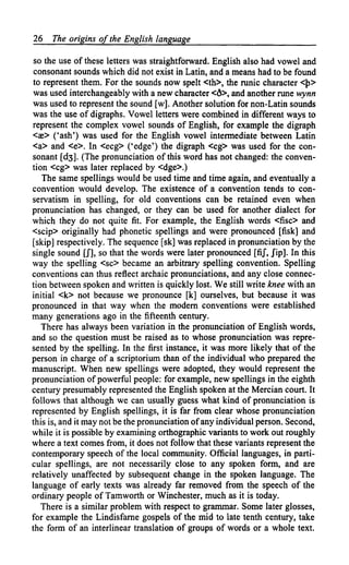 origins of english language | PDF