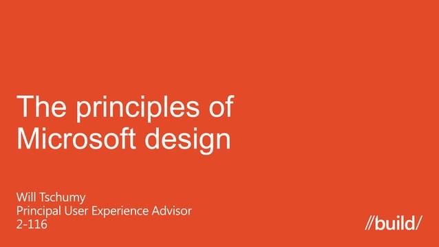 The Microsoft design language (by Will Tschumy) | PPT