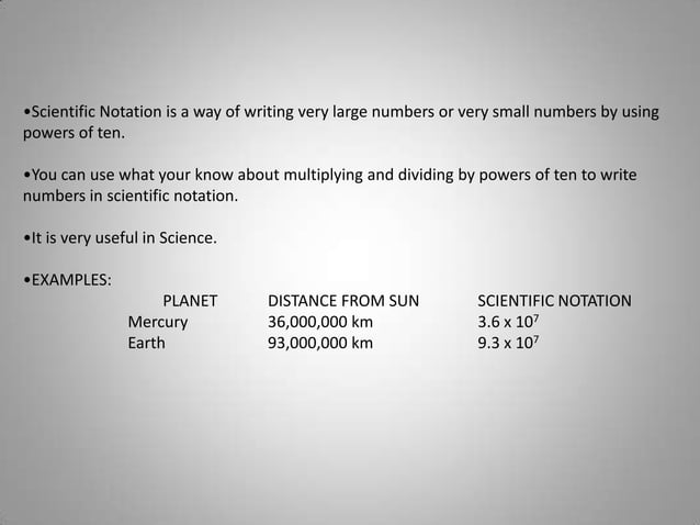 2 11 scientific notation | PPTX