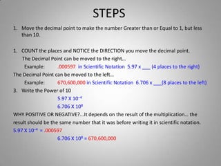 2 11 scientific notation | PPTX
