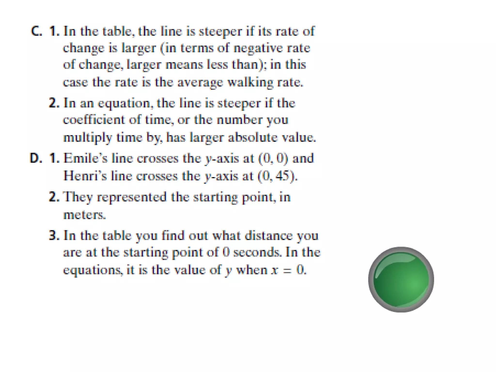 Moving Straight Ahead 2.1 & 2.2 | PPT