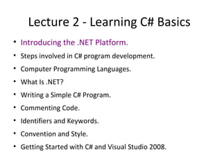 C# Fundamental | PPT