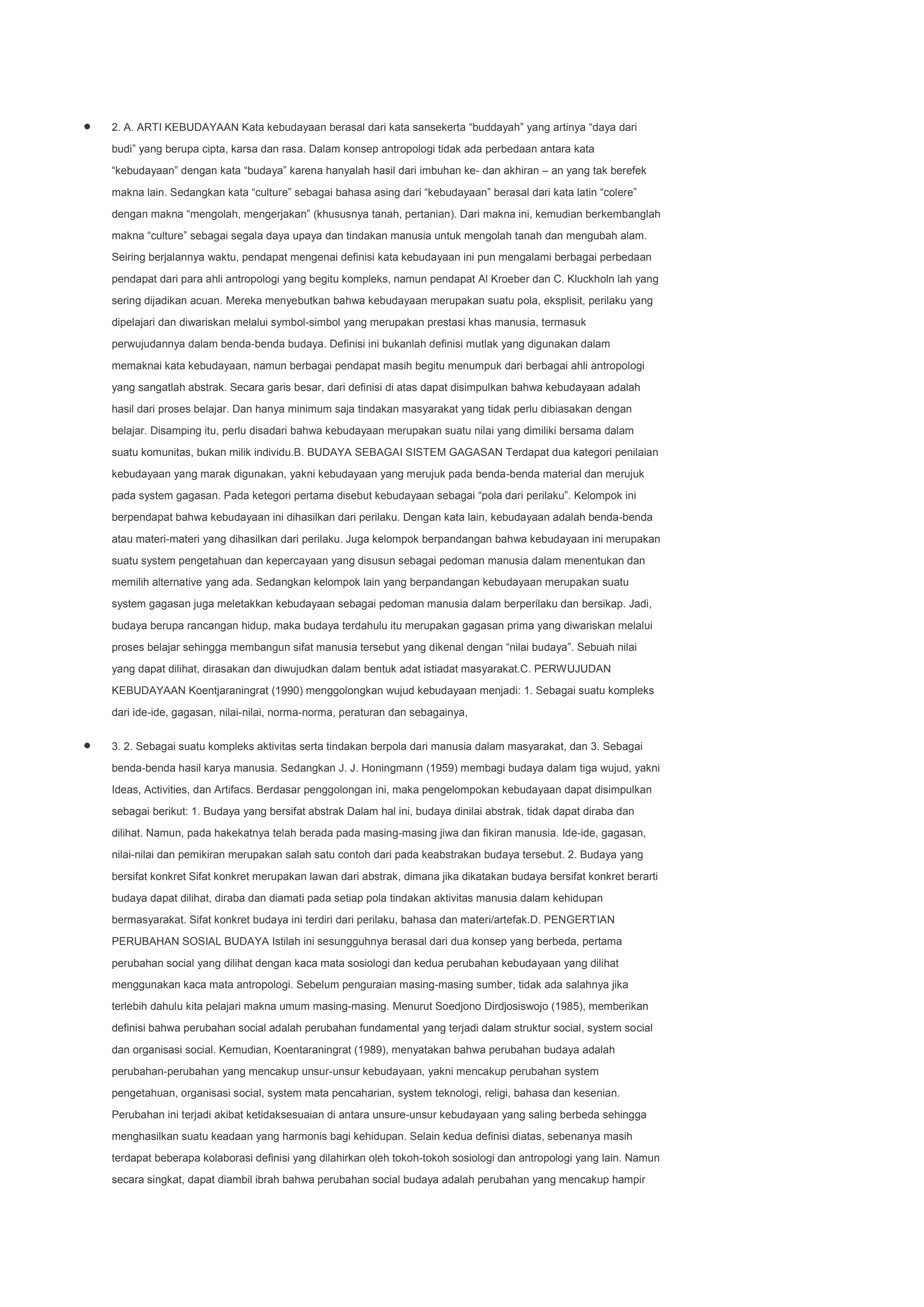 Perubahan Sosial | DOCX