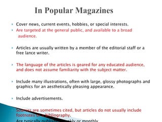 MAGZINES AND PERIODICALS | PPT