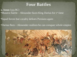 Alexander The Great Confronts Darius Iii At The Battle Of Issus