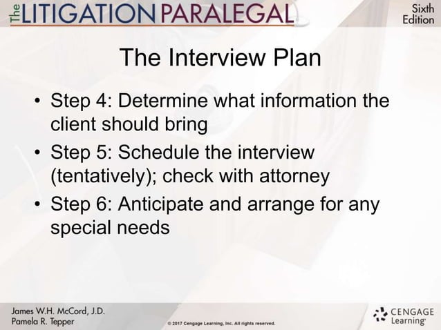 Paralegal Power Break: Client Interview Techniques | PPT