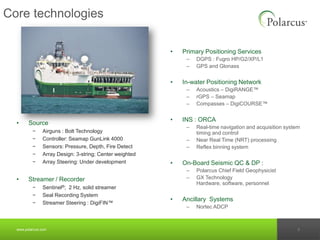 Seismic Technology and Geophysical Flexibility | PPT