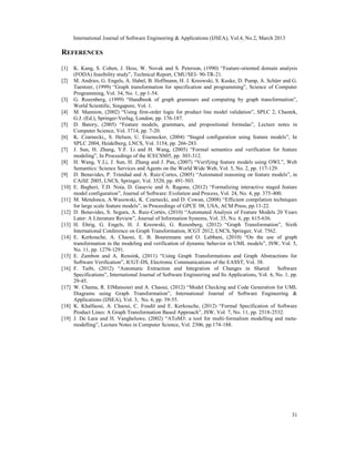 STRUCTURAL VALIDATION OF SOFTWARE PRODUCT LINE VARIANTS: A GRAPH TRANSFORMATIONS BASED APPROACH ...
